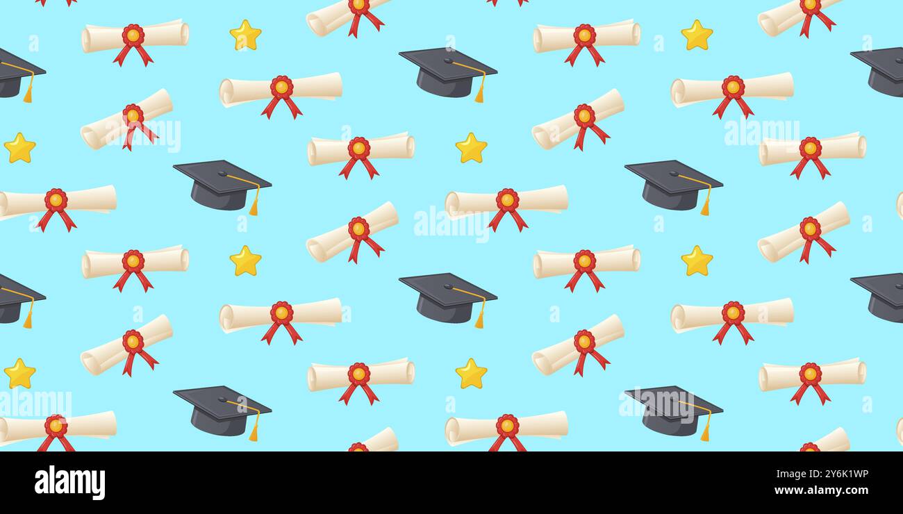 Graduation black and red cap and gown Stock Vector Images - Alamy