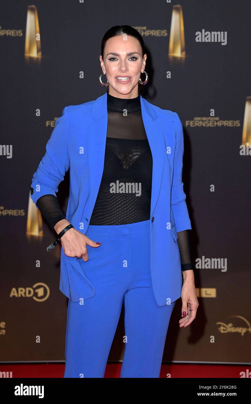 Esther Sedlaczek bei der Verleihung des Deutschen Fernsehpreises 2024 ...