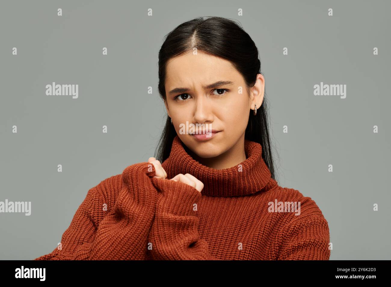Thoughtful expression captures attention hi-res stock photography and ...