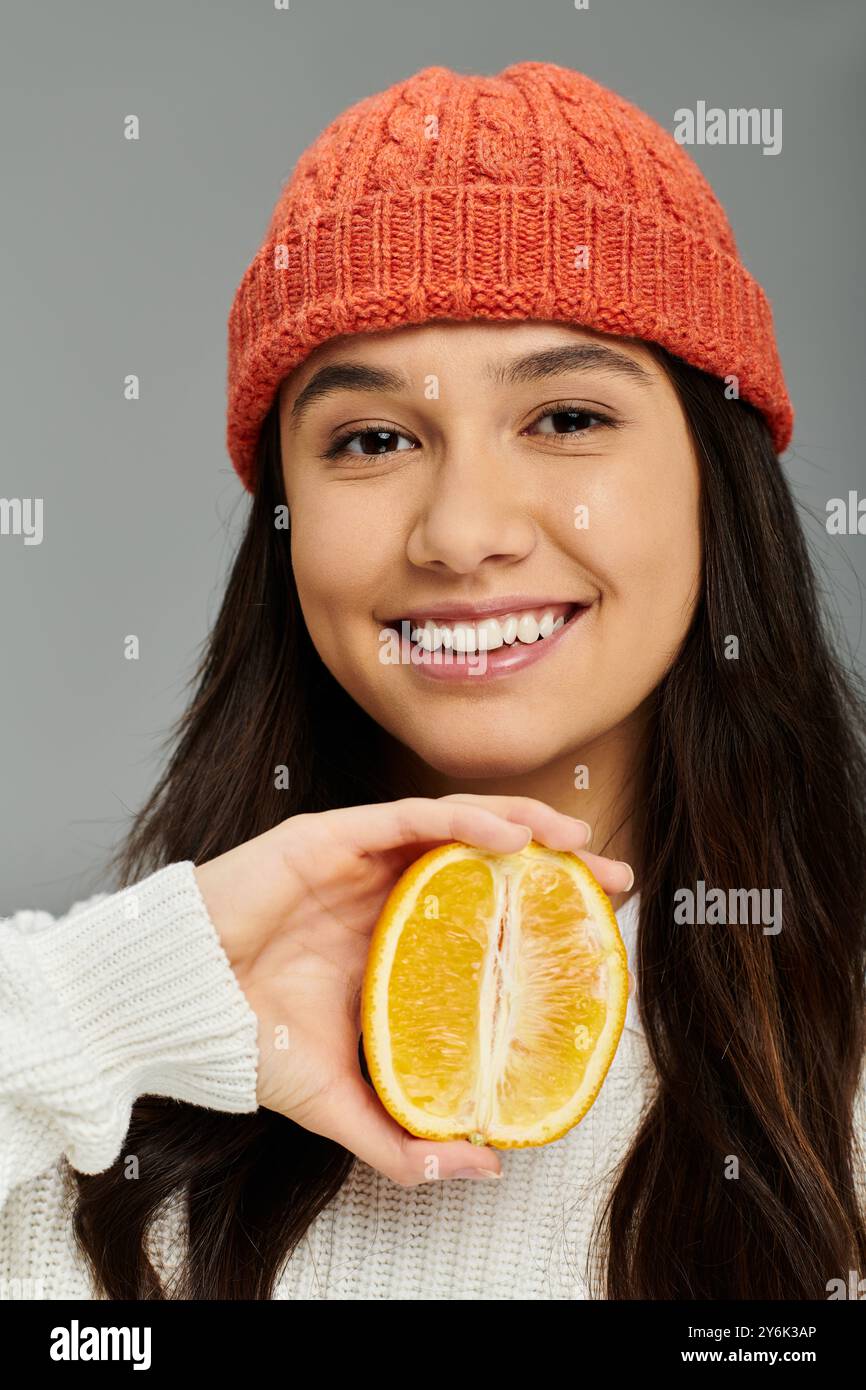 Attractive young woman warmly smiling hi-res stock photography and ...