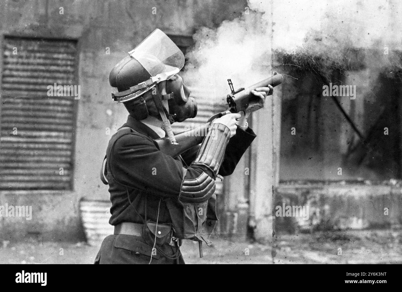 Riot pistol Black and White Stock Photos & Images - Alamy