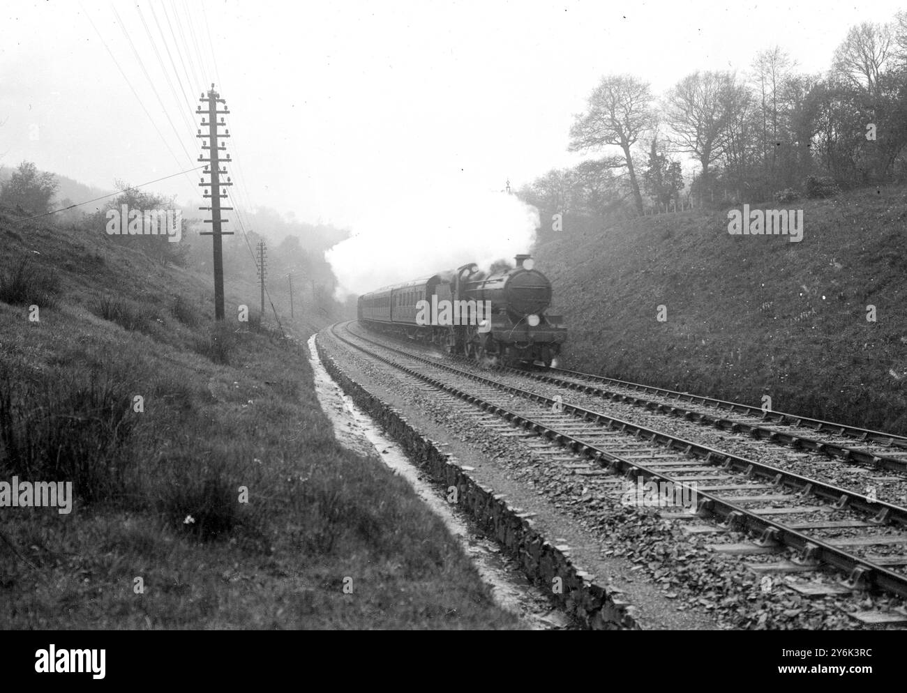 The " Atlantic Coast Express " in South Devon Stock Photo - Alamy