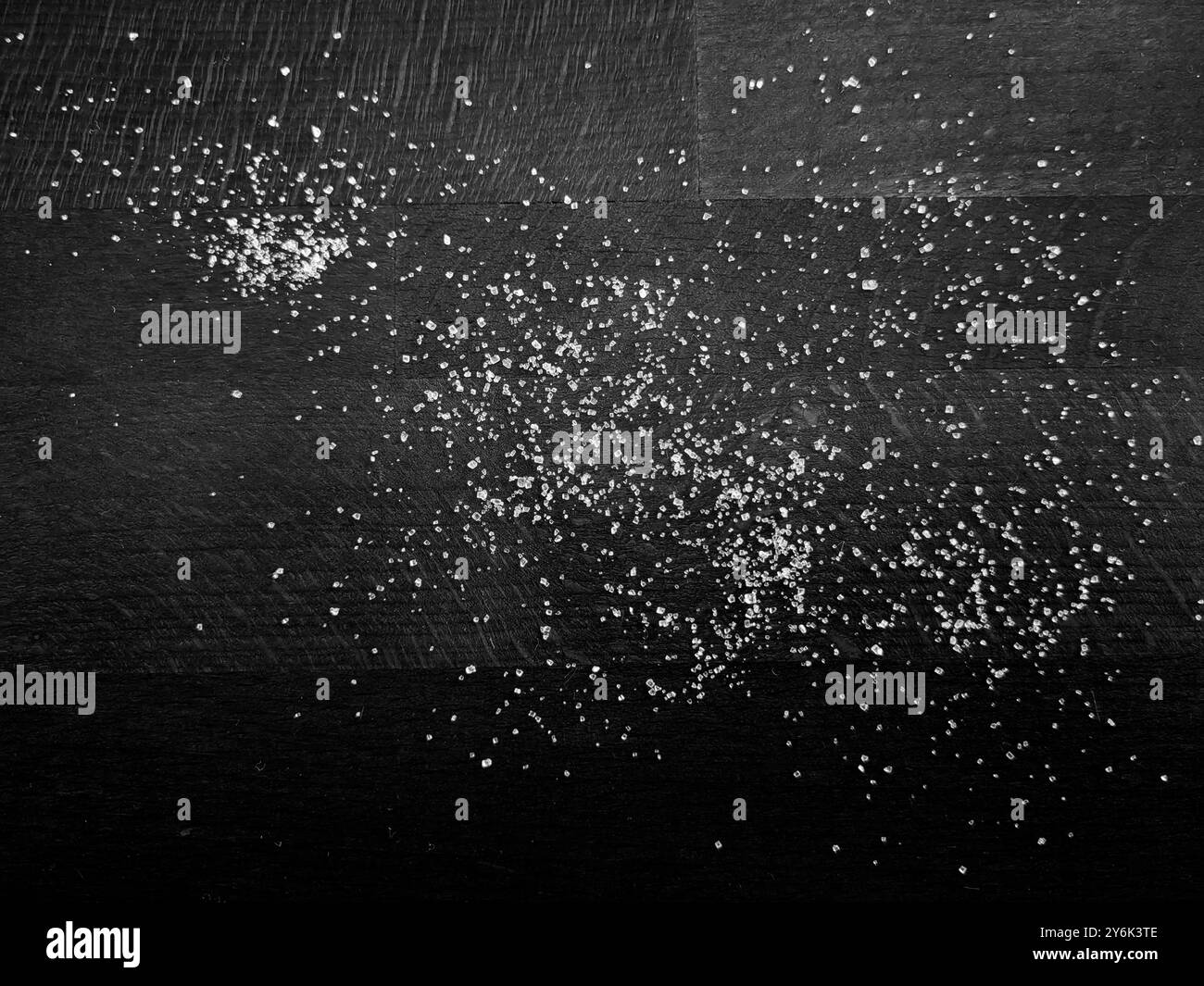 Sugar Industrial Pieces on Dark Wooden Table: Messy Structure of ...