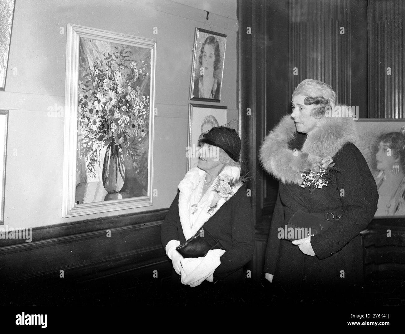 At the Arlington Gallery , Old Bond Street . Lady Chalmers (right ...