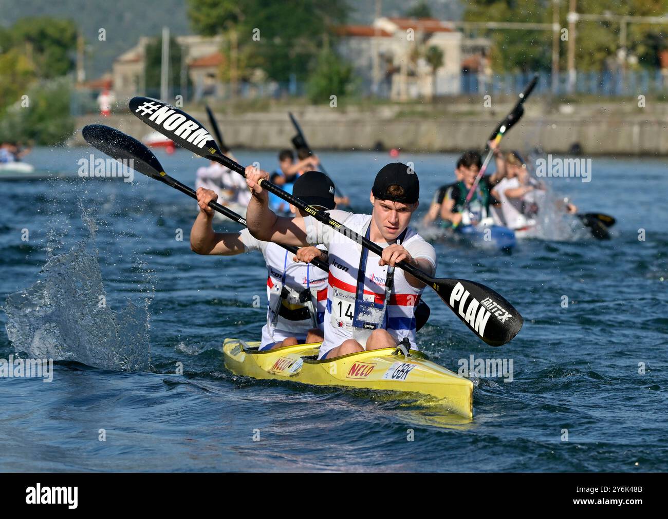 Joseph Enoch (GBR) and William Short (GBR) in the K2 Men Junior Long ...