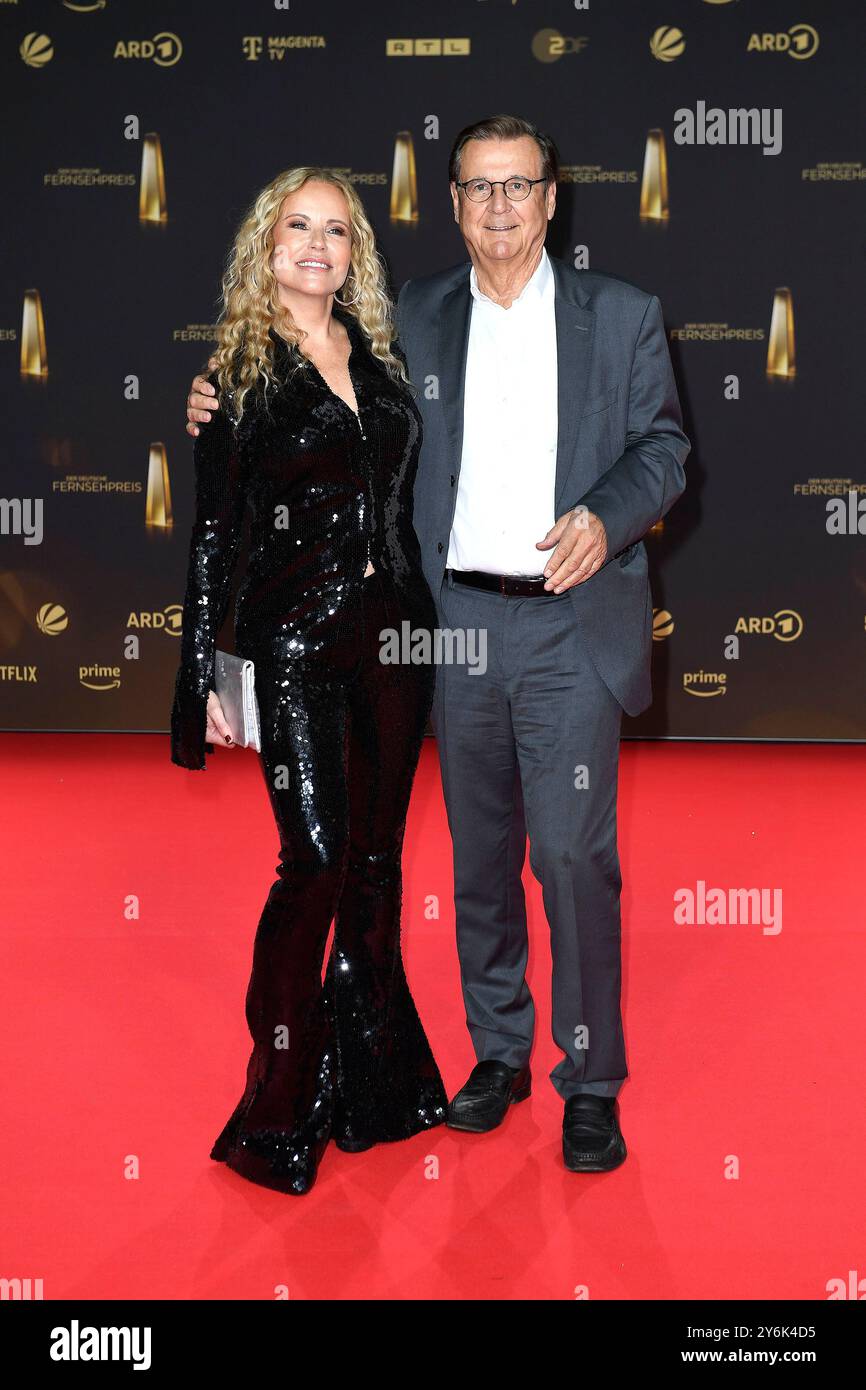 Katja Burkard und Hans Mahr bei der Verleihung vom "Deutschen ...