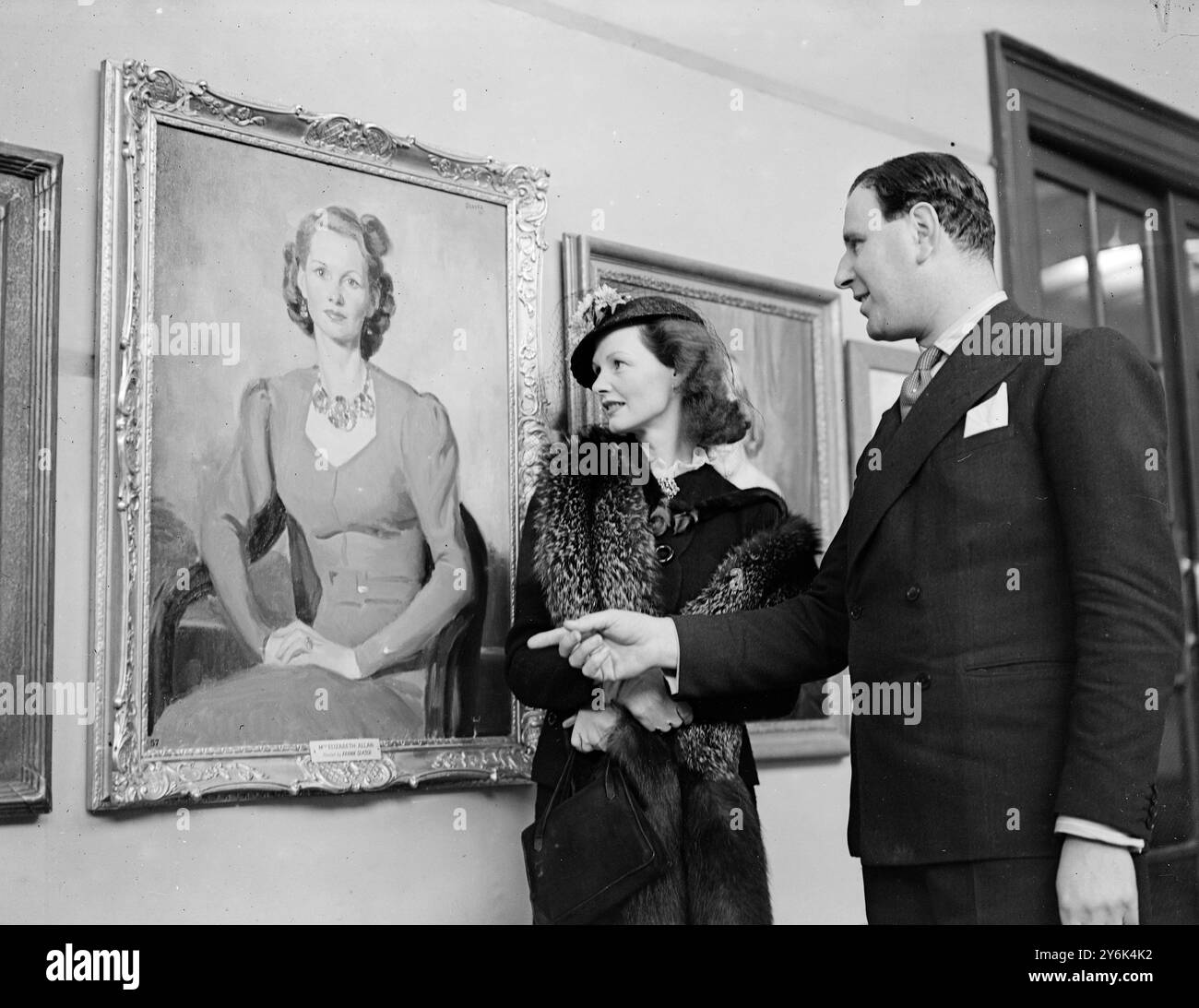 London Portrait Society Show at the New Burlington Galleries . Mr Frank ...