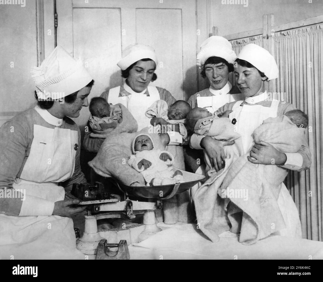 Queen Charlotte's Maternity Hospital - weighing some of the Chirstmas ...