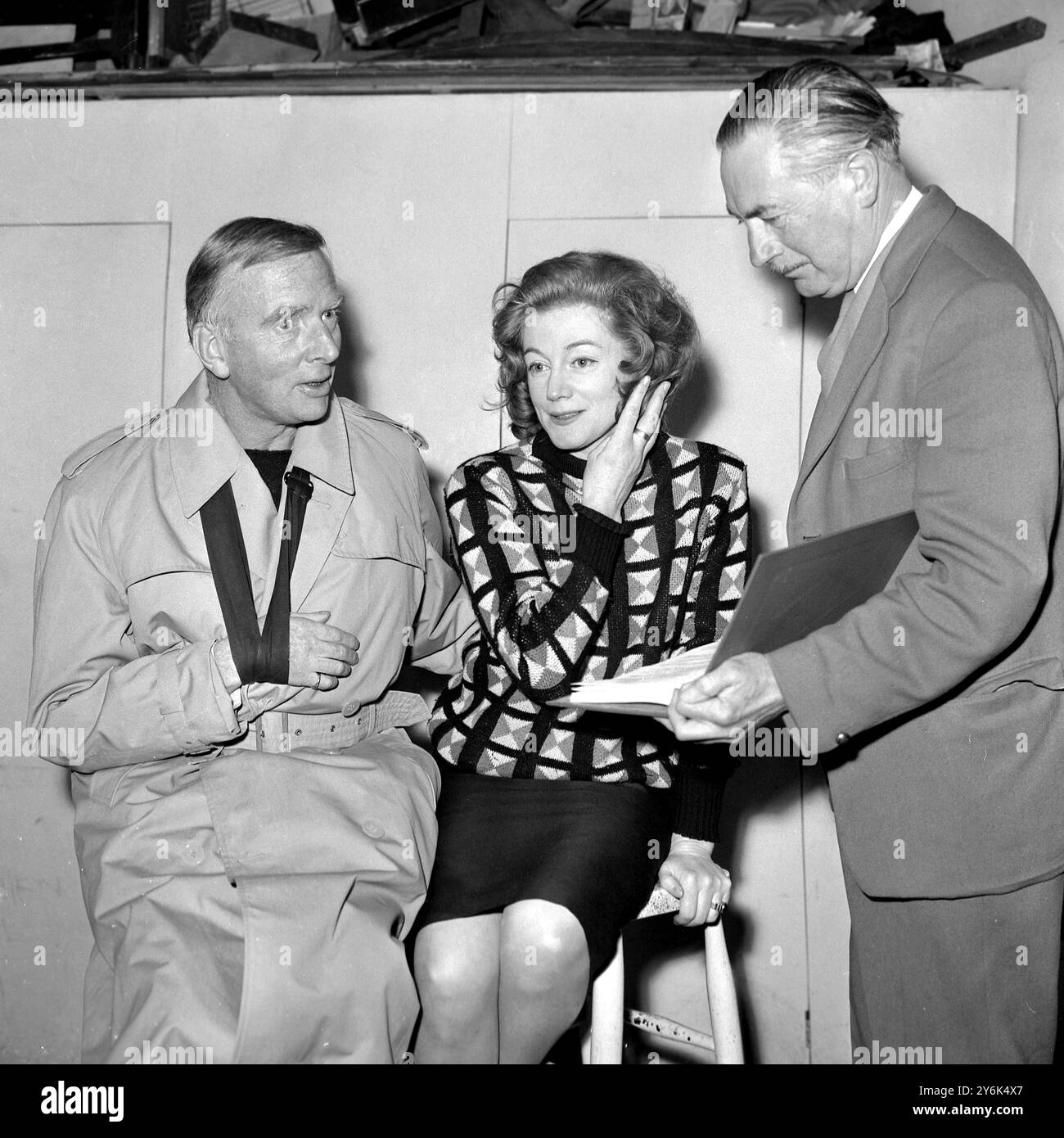 Lord and Lady Audley and theatrical producer Patrick Desmond ( right ...