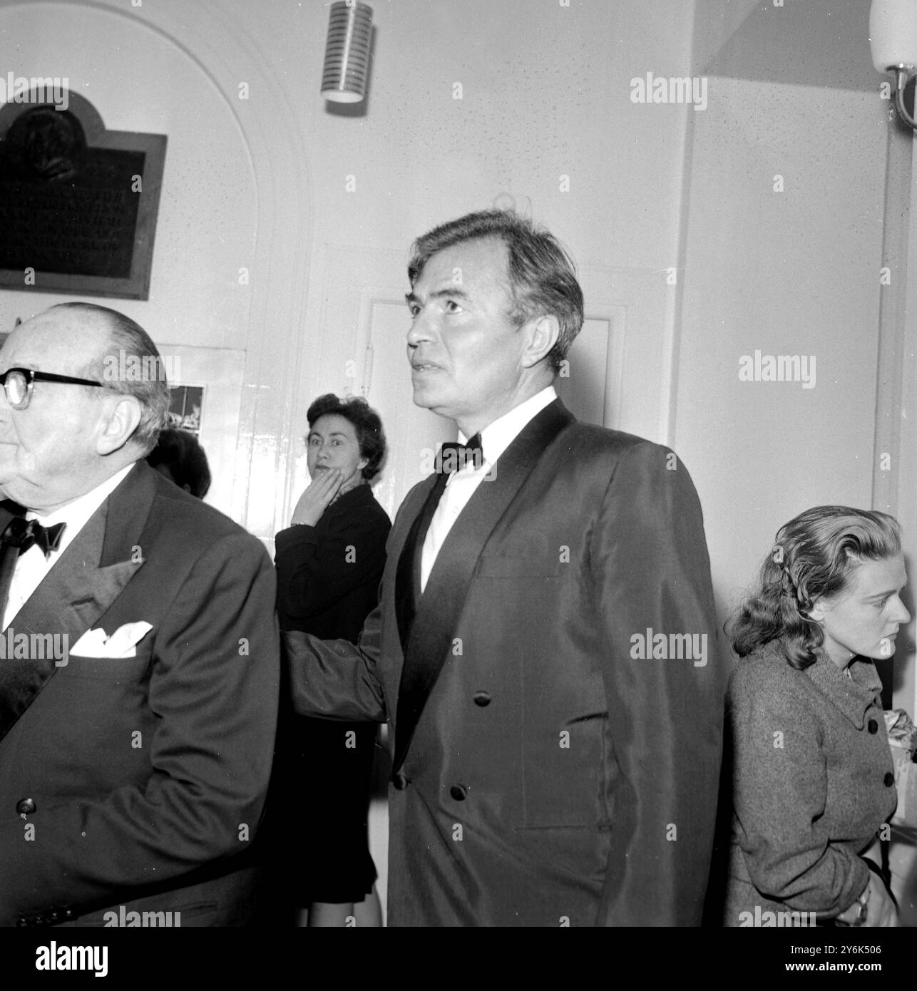 Yorkshire - born actor James Mason is pictured on his arrival at the ...