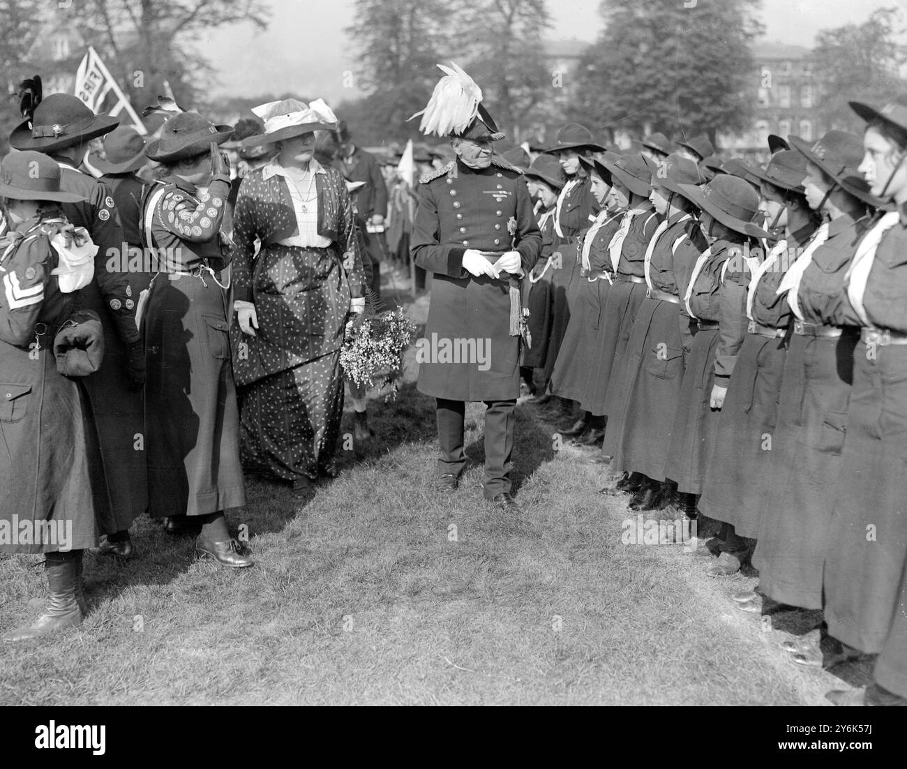 Girl Guides Parade on Richmond Green Princess Lichnowsky and General ...