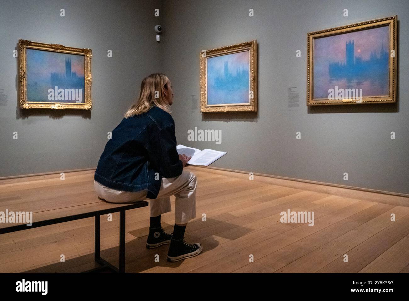 London, UK. 26 September 2024. (R) ‘Houses of Parliament’, 1904, at a ...