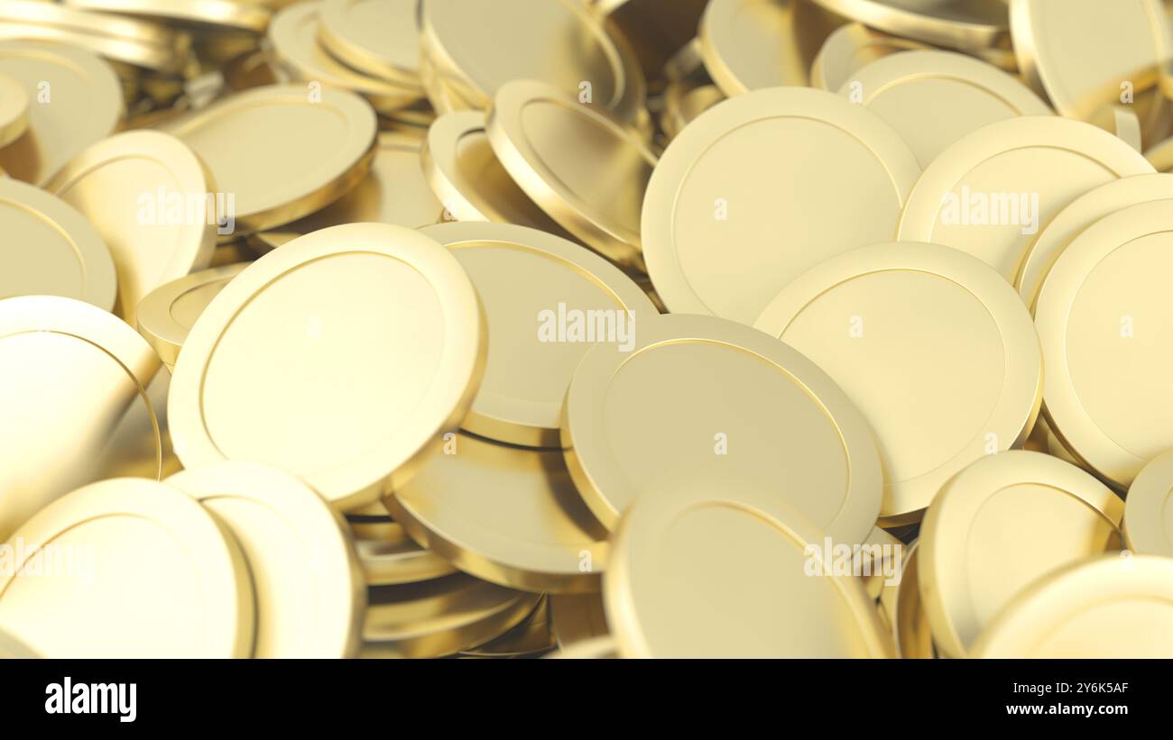 Three gold coins with dollar signs hi-res stock photography and images ...