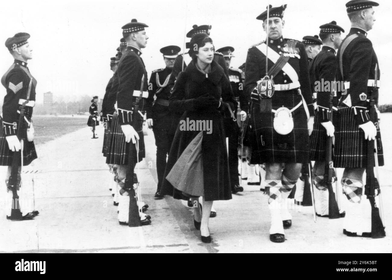 Luneburg Germany HRH Princess Margaret flew to Germany to inspect two ...