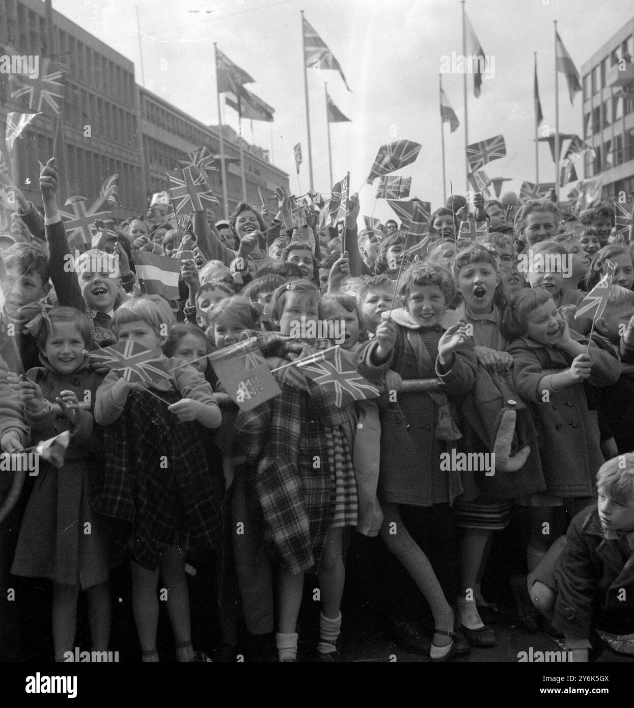 Rotterdam The Netherlands Three day state visit Queen and Prince Philip ...