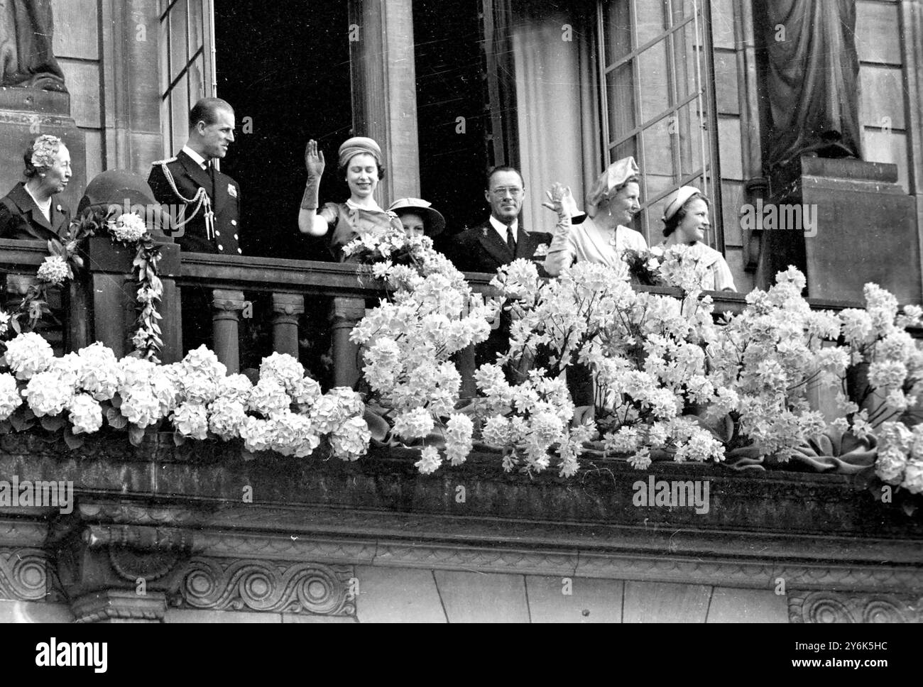Rotterdam The Netherlands Three day state visit Queen Elizabeth II and ...