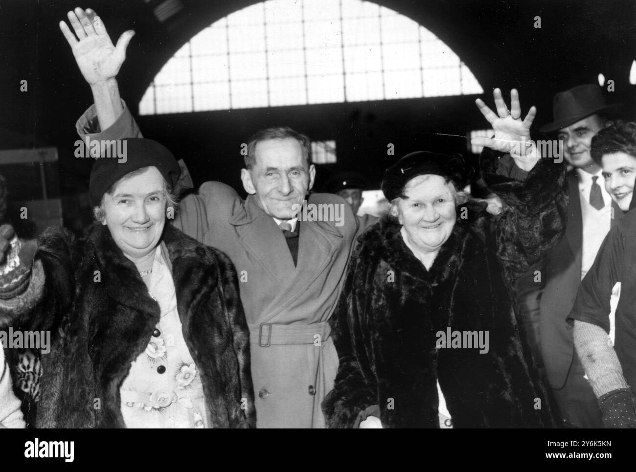 Kings Cross Station , London Mrs Elizabeth Riley of Horden , County ...