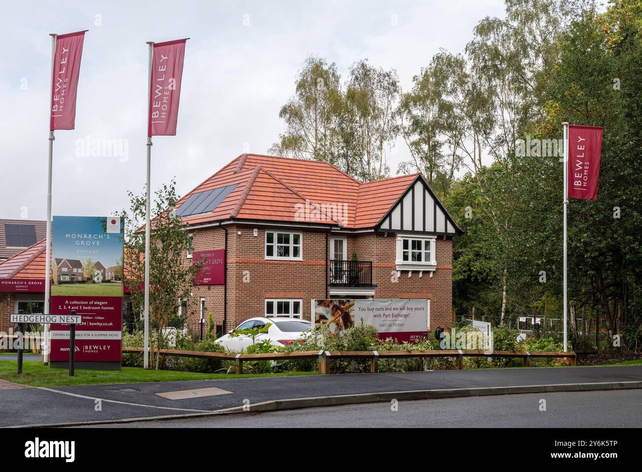 Bewley Homes new housing development called Monarch's Grove in Deepcut ...