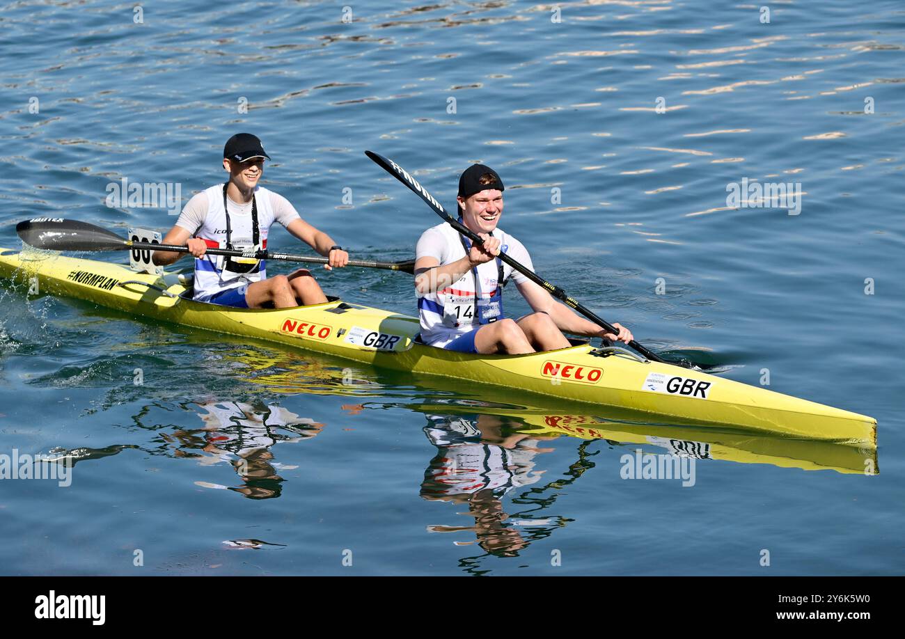 Joseph Enoch (GBR) and William Short (GBR) in the K2 Men Junior Long ...