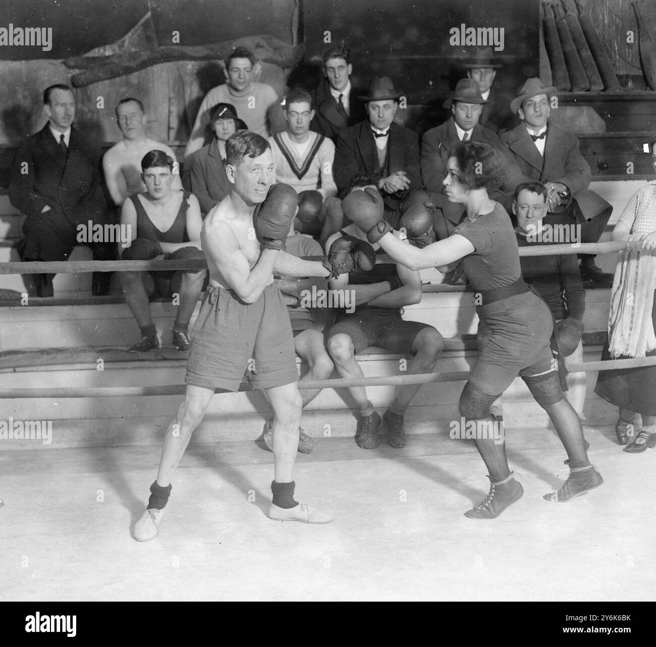 Women sparring Black and White Stock Photos & Images - Alamy