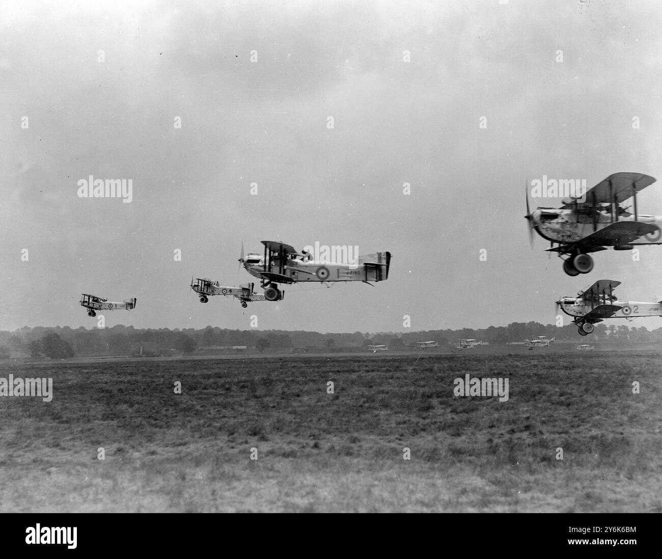 The Air force Pageant at Hendon A Bombing Squadron 27 May 1925 Stock ...
