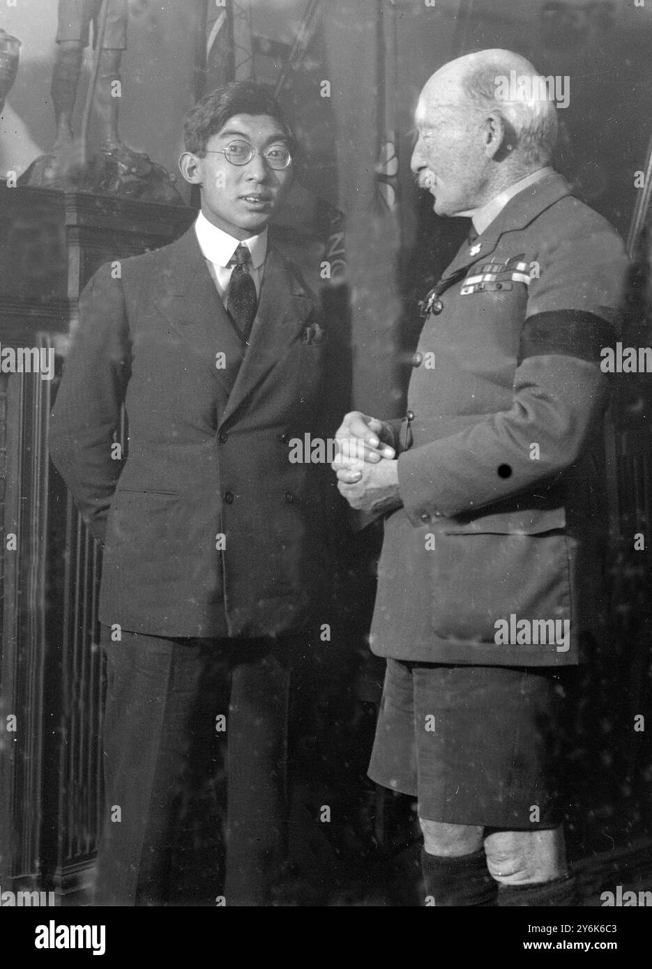 Prince Chichibu of Japan and Sir Robert Baden Powell during visit to ...