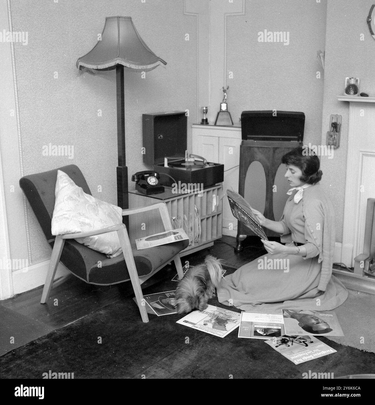 Pat Rhodes March 1958 Stock Photo - Alamy