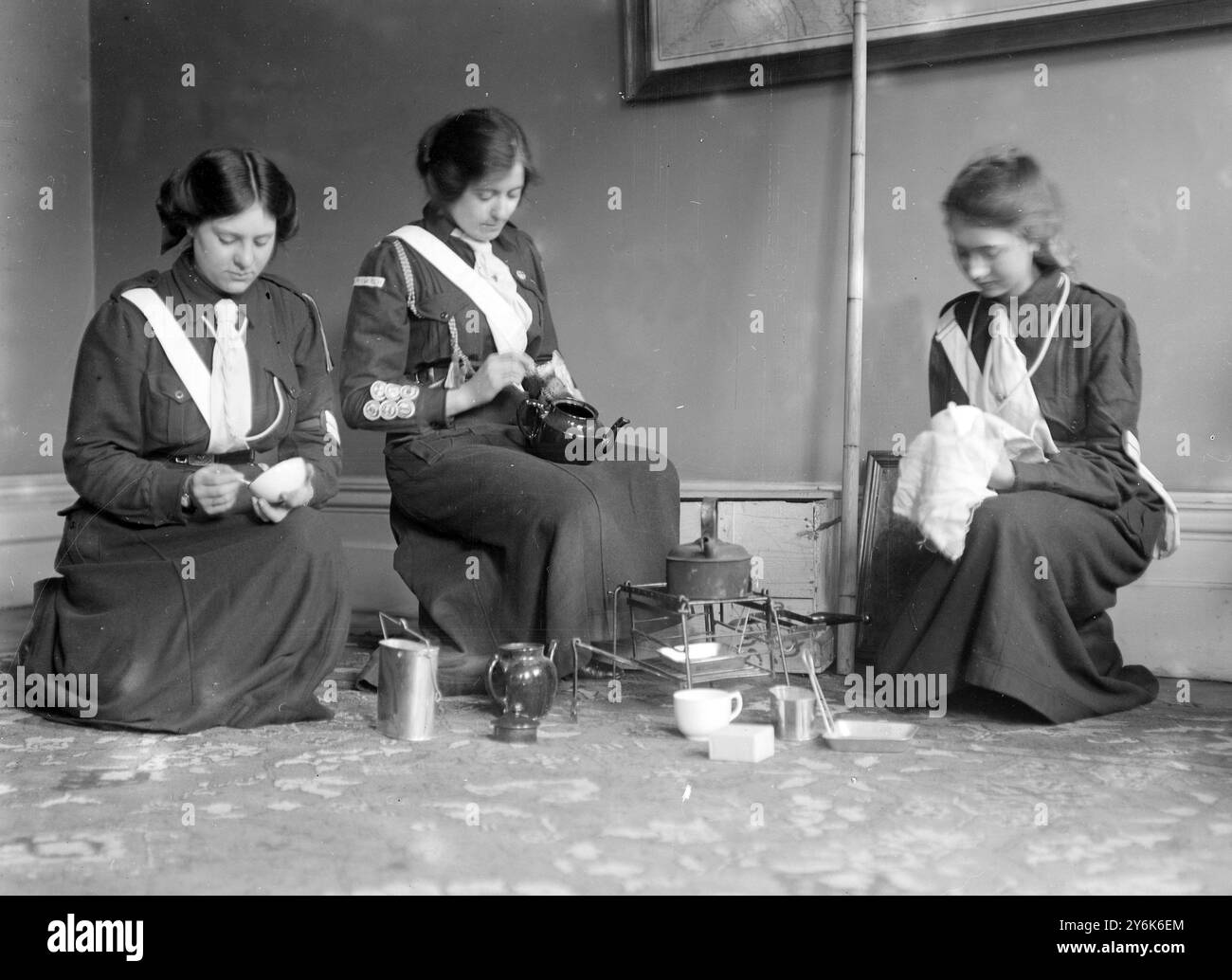 Girl Guides War Hostel Stock Photo - Alamy