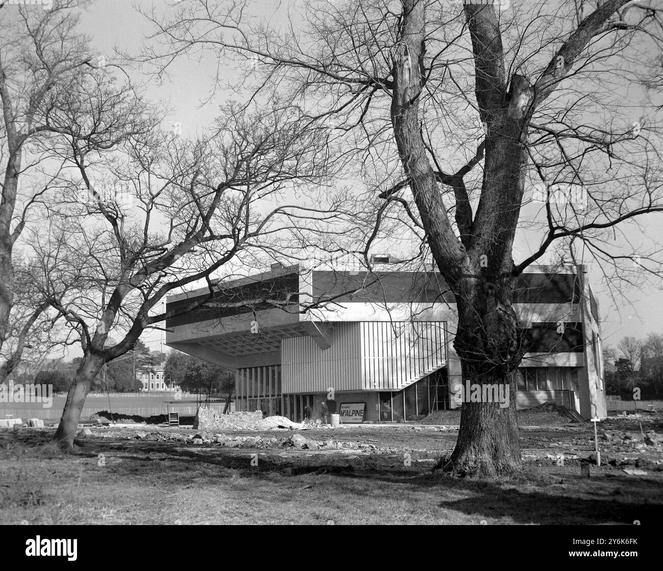 Chichester Festival Theatre under construction in Sussex 15 February ...