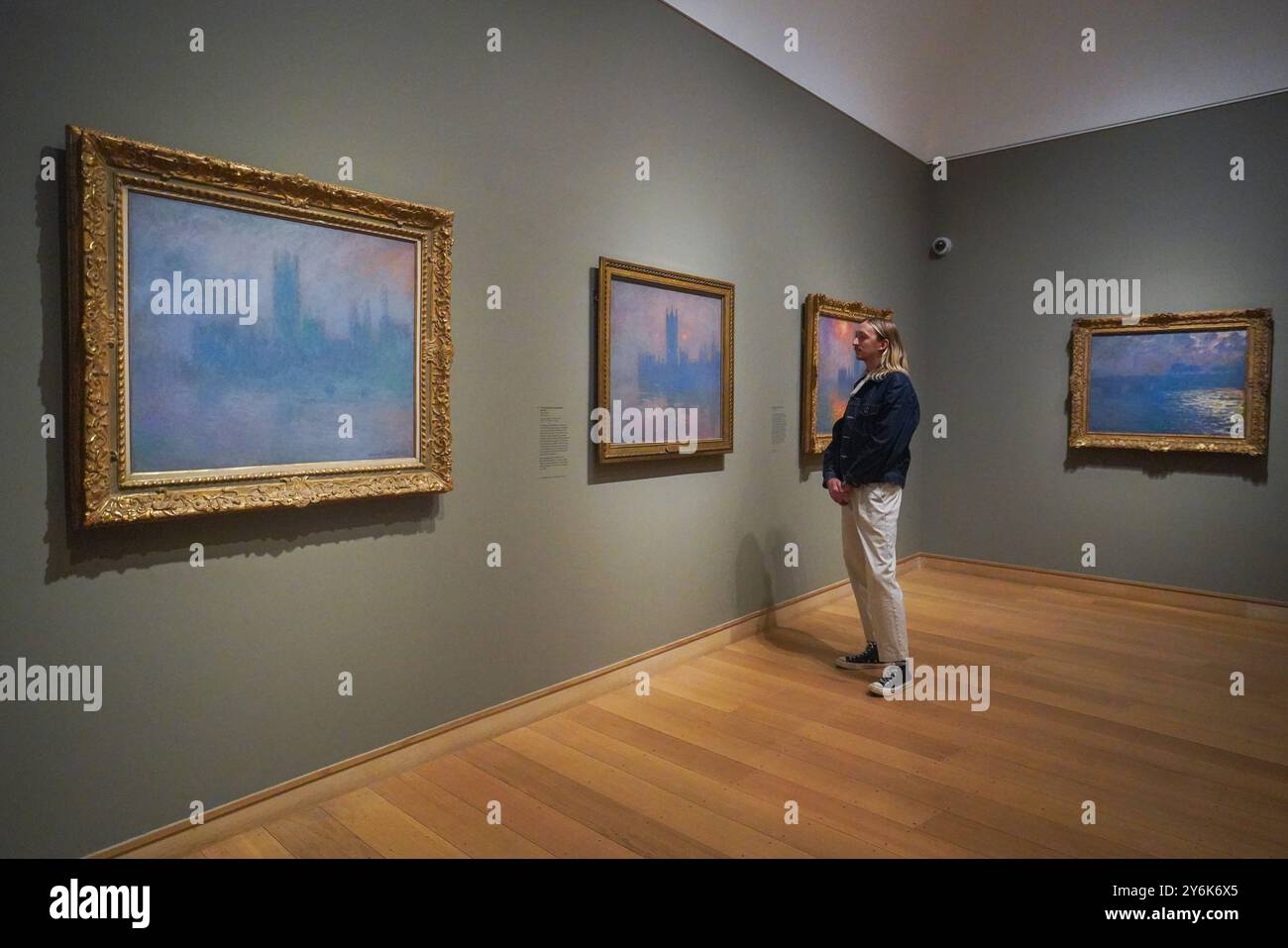 London, UK. 26 September 2024 CLAUDE MONET, Houses of Parliament ...