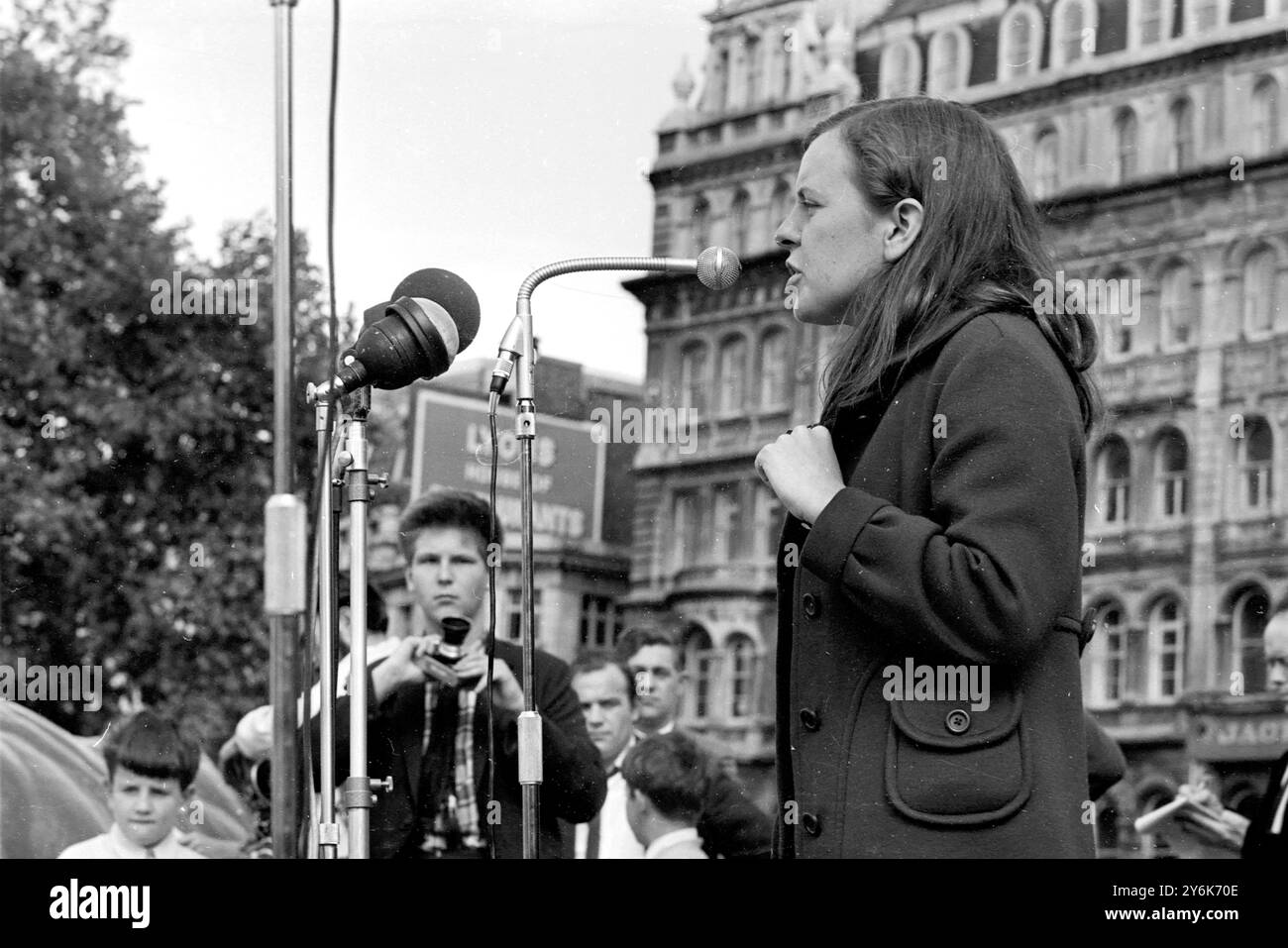 London Miss Bernadette Devlin 22 year old member of Parliament for Mid ...