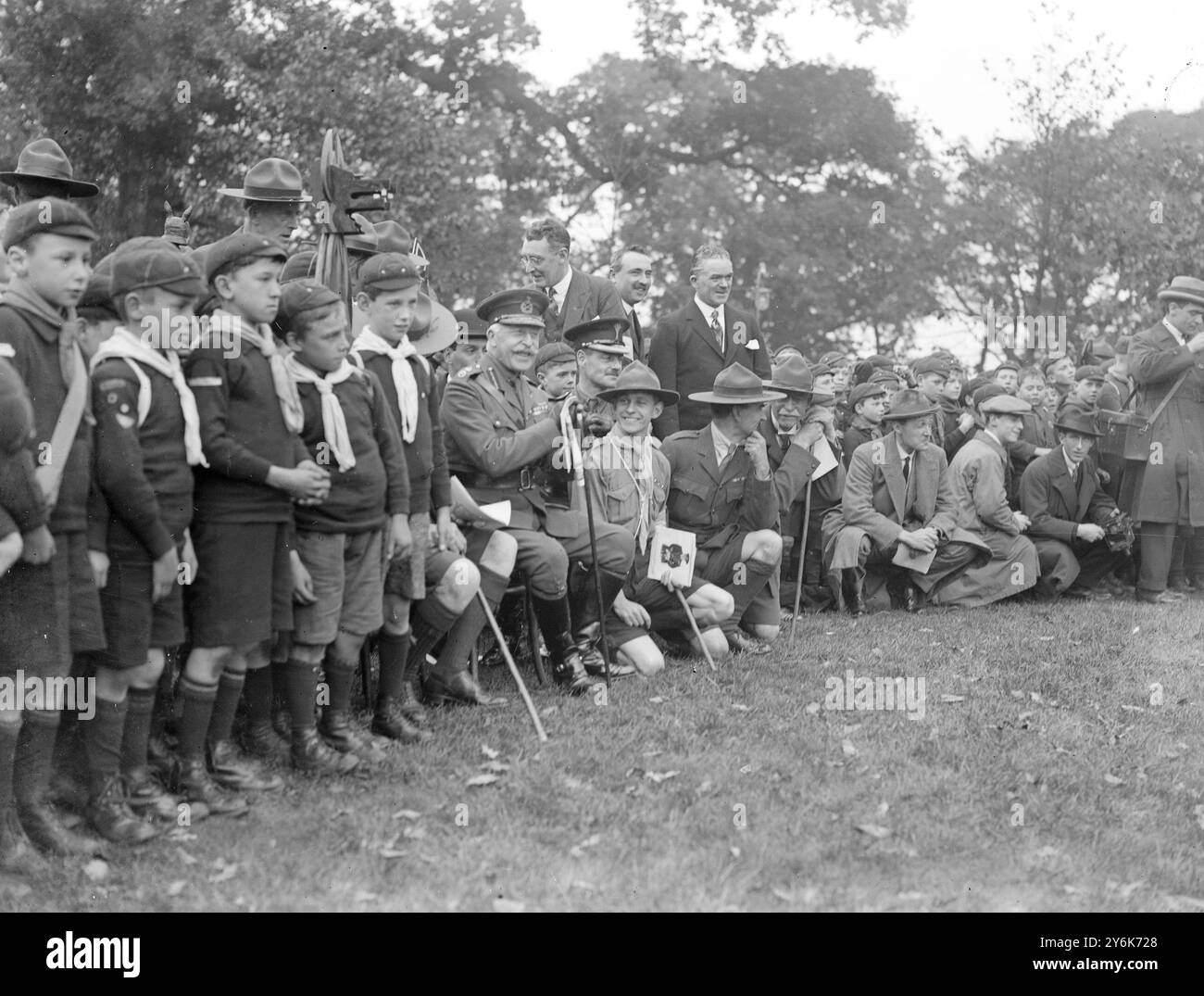Boy Scouts Rally at the Alexandra Palace. The Duke of Connaught and the ...