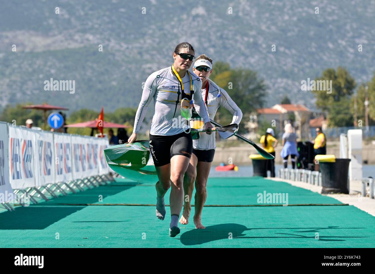 Rebecca Mann (AUS) and Kate Leverett (AUS) in the K2 Women Senior Long ...