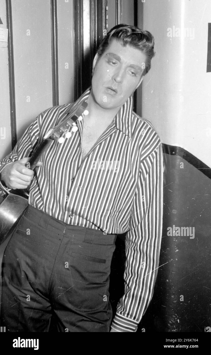 London England Singer David Hughes introduces new act in which he talks ...