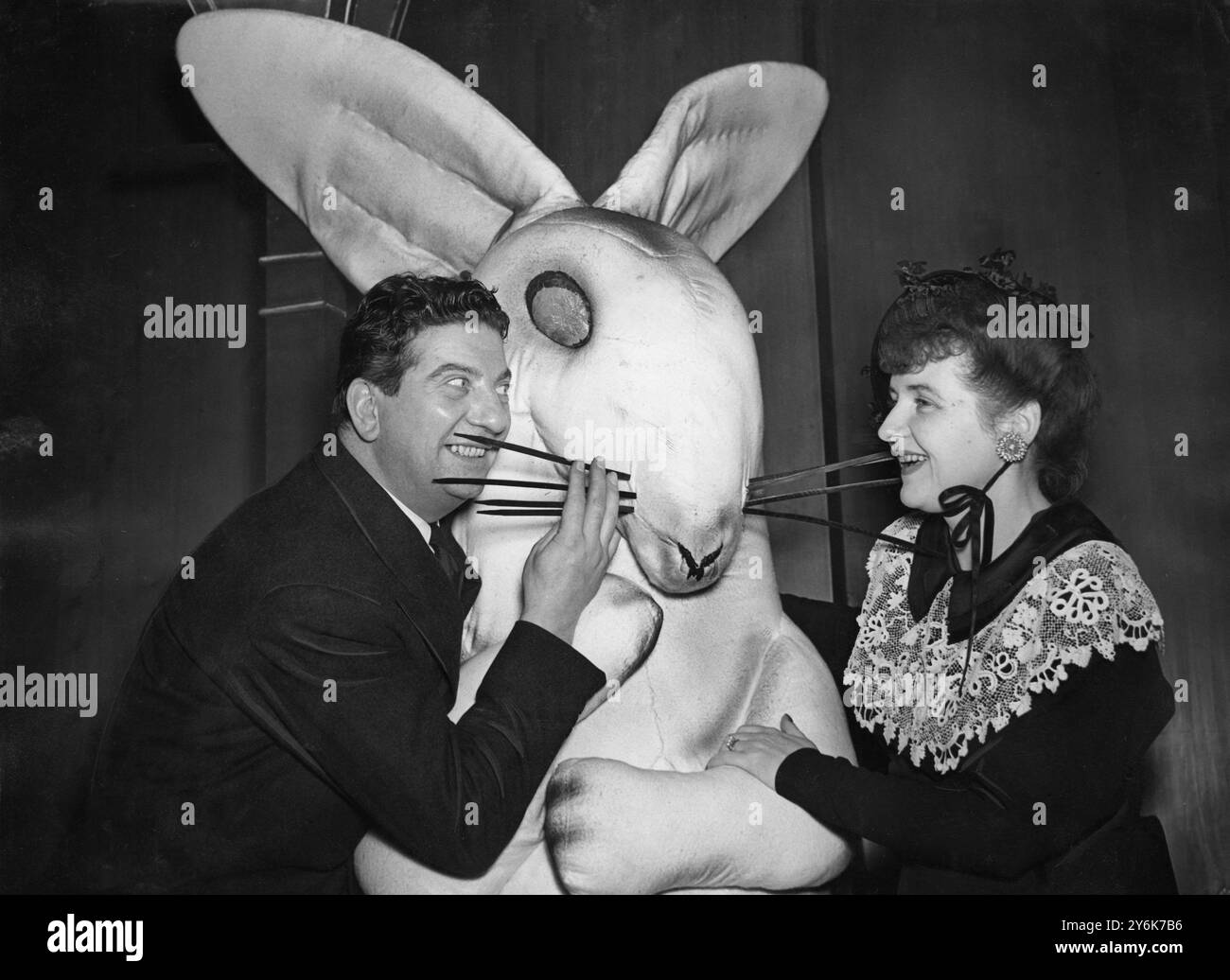 Comedian Sid Field was introduced to Harvey - a six-feet tall rabbit by ...