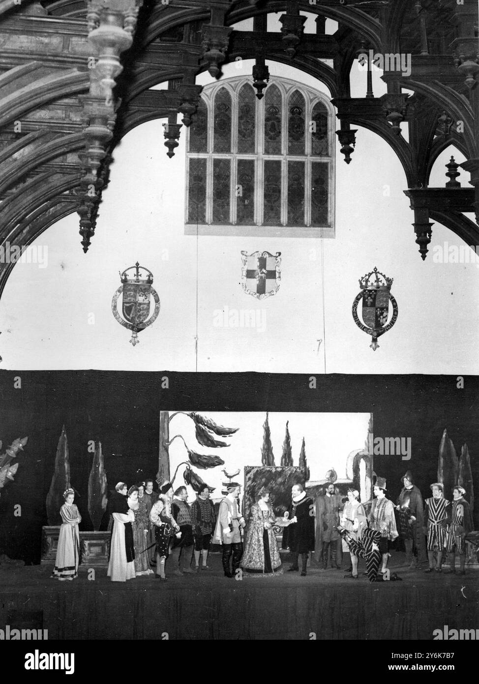 TWELFTH NIGHT - Shakespeare Middle Temple Hall 1951 Producer Donald ...