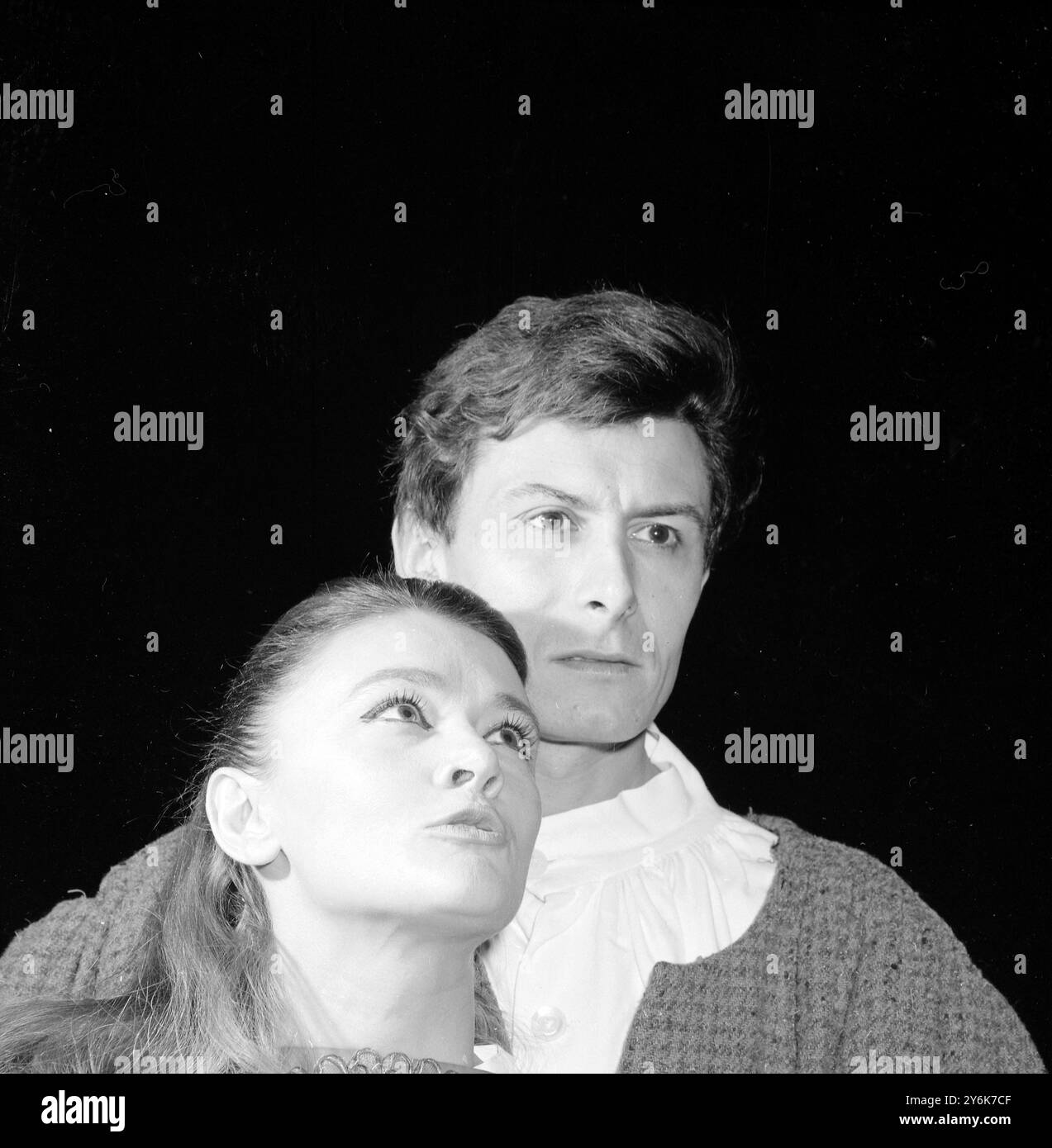 Film Film Star Daniele Delorme pictured with her leading man in the ...