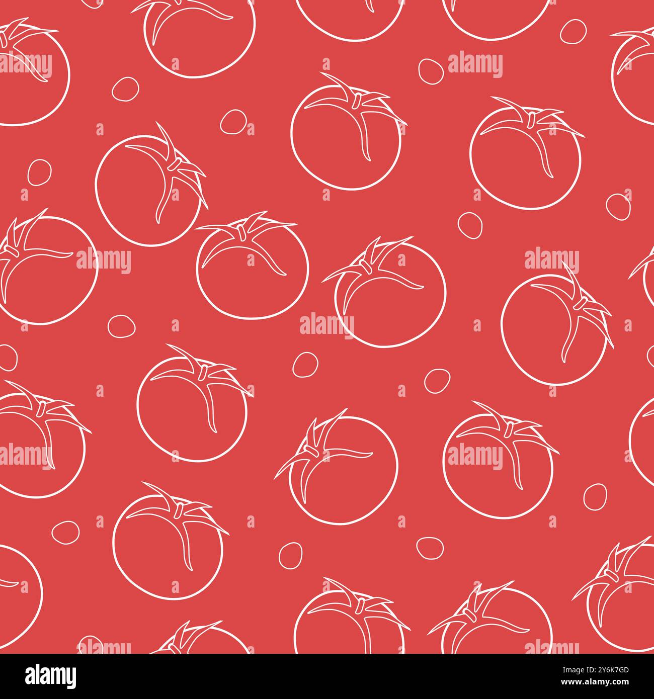 Vegetable tomato seamless pattern design Stock Vector Image & Art - Alamy