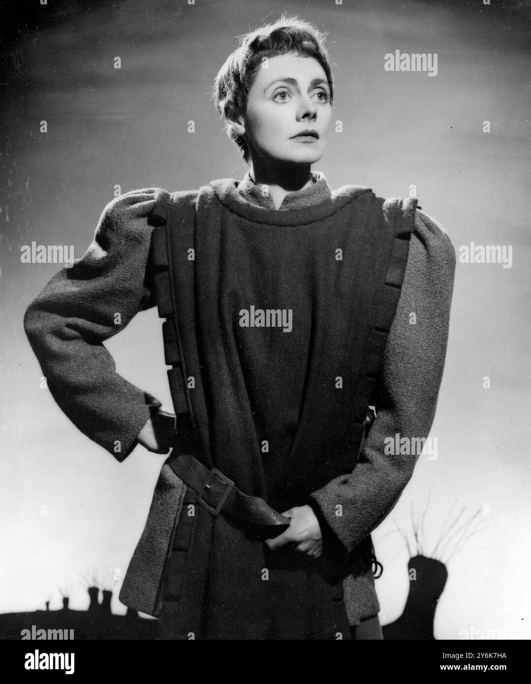 Celia Johnson as " Saint Joan " in Bernard Shaw's play at the Old Vic ...
