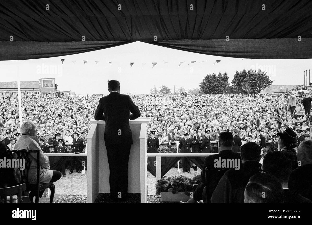 JFK speech in Ireland 26-29 June 1963 Stock Photo - Alamy