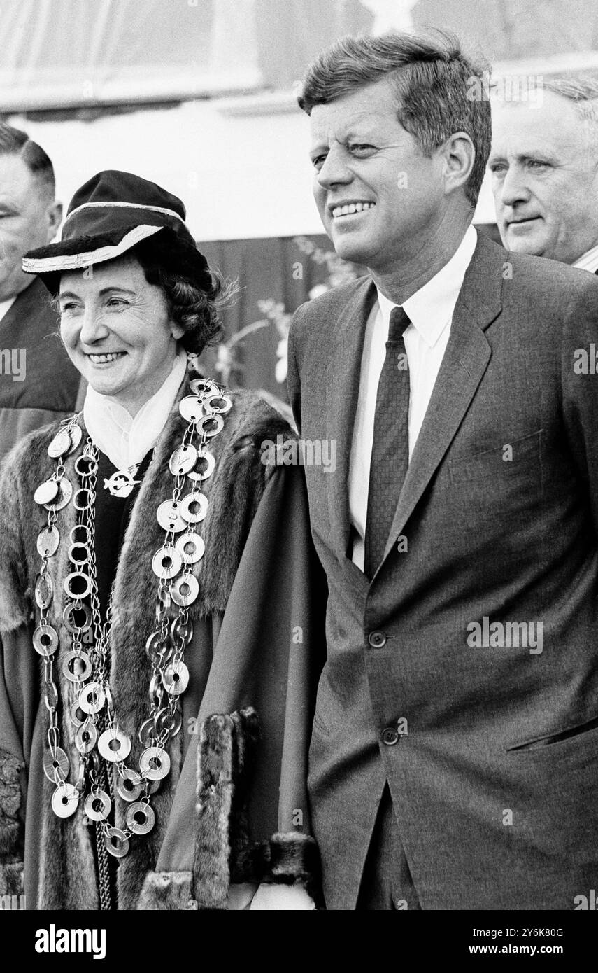 John F Kennedy (JFK) in Ireland 26-29 June 1963 Stock Photo - Alamy