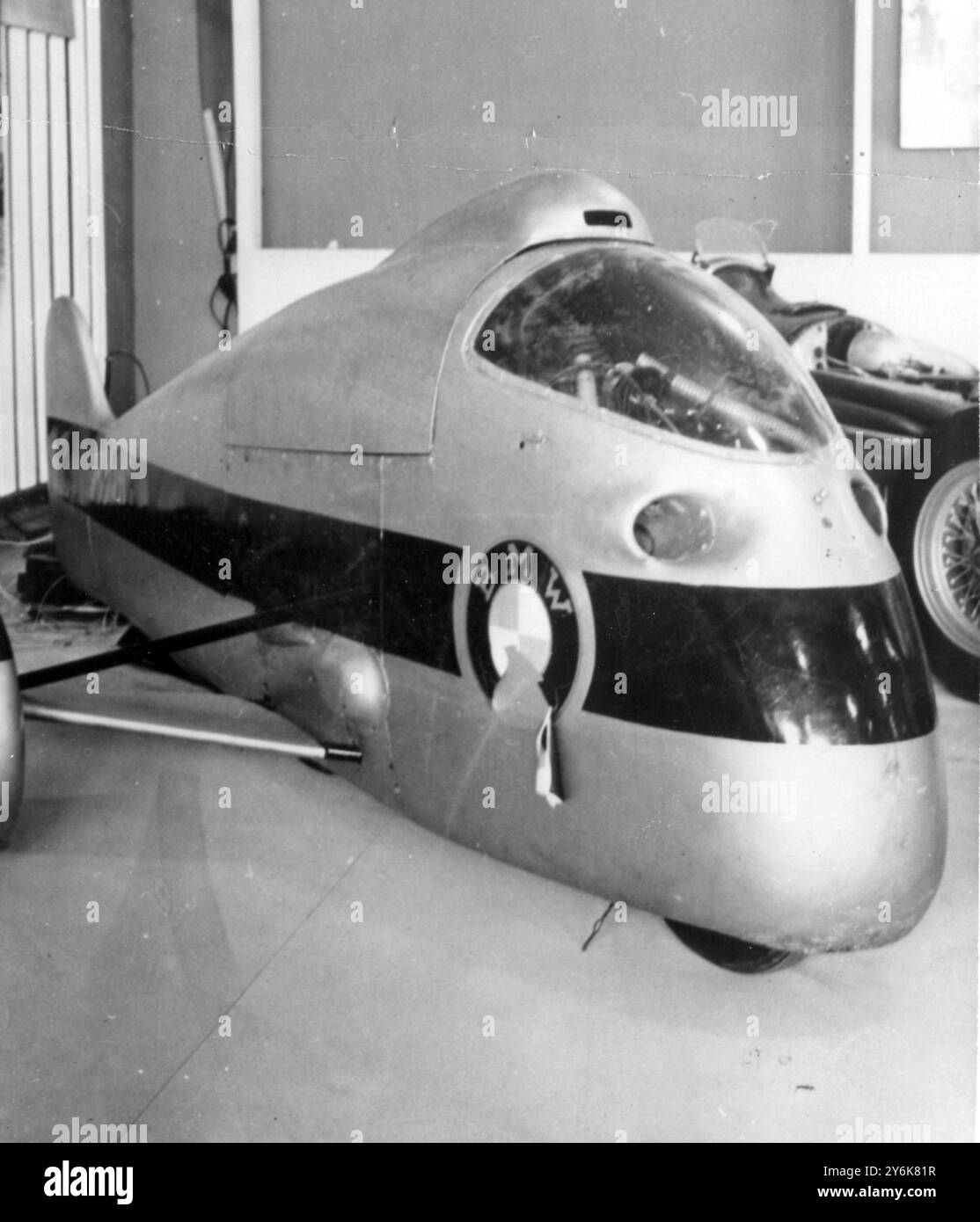 Geneva Switzerland streamlined BMW Motorcycle with racing side car ...