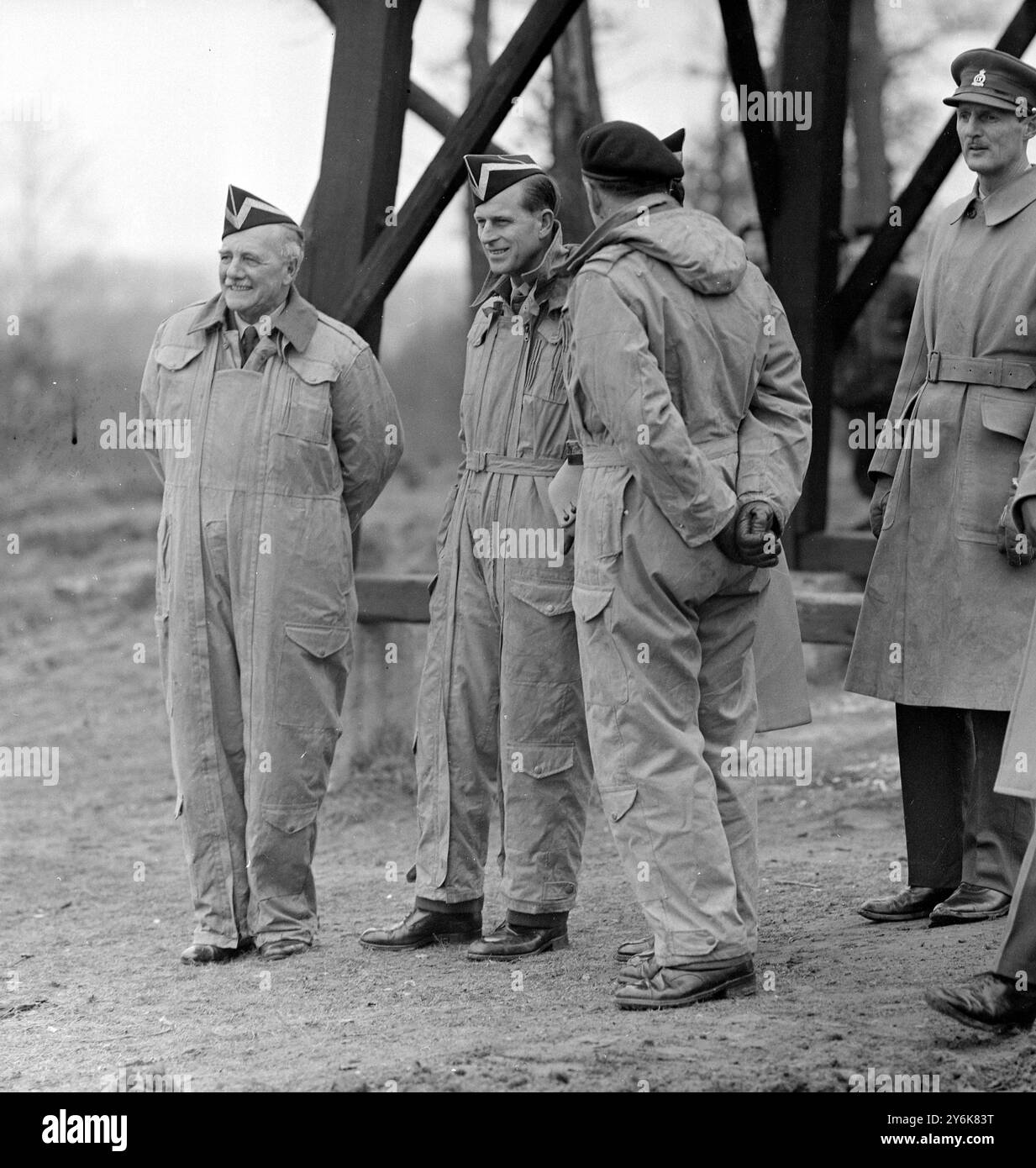 Luneburg Germany Prince Philip, Duke of Edinburgh the Colonel in Chief ...