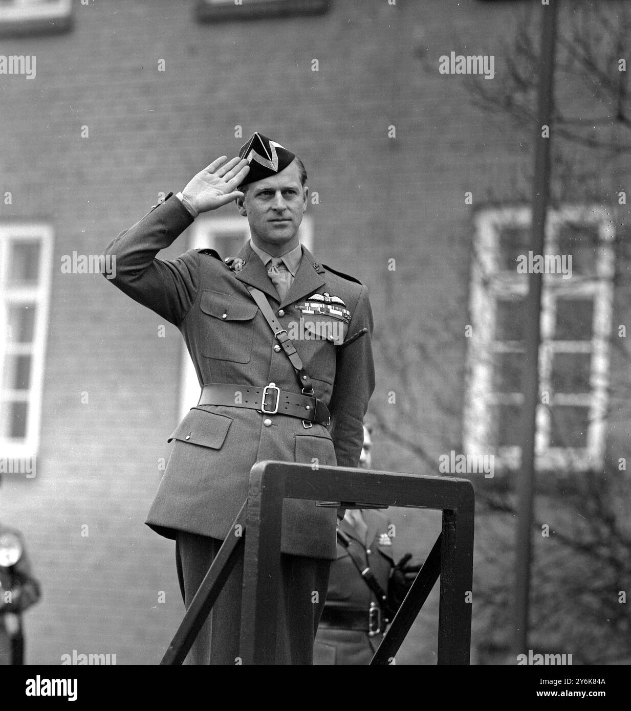Luneburg Germany Prince Philip, the Colonel in Chief of the VIII Kings ...