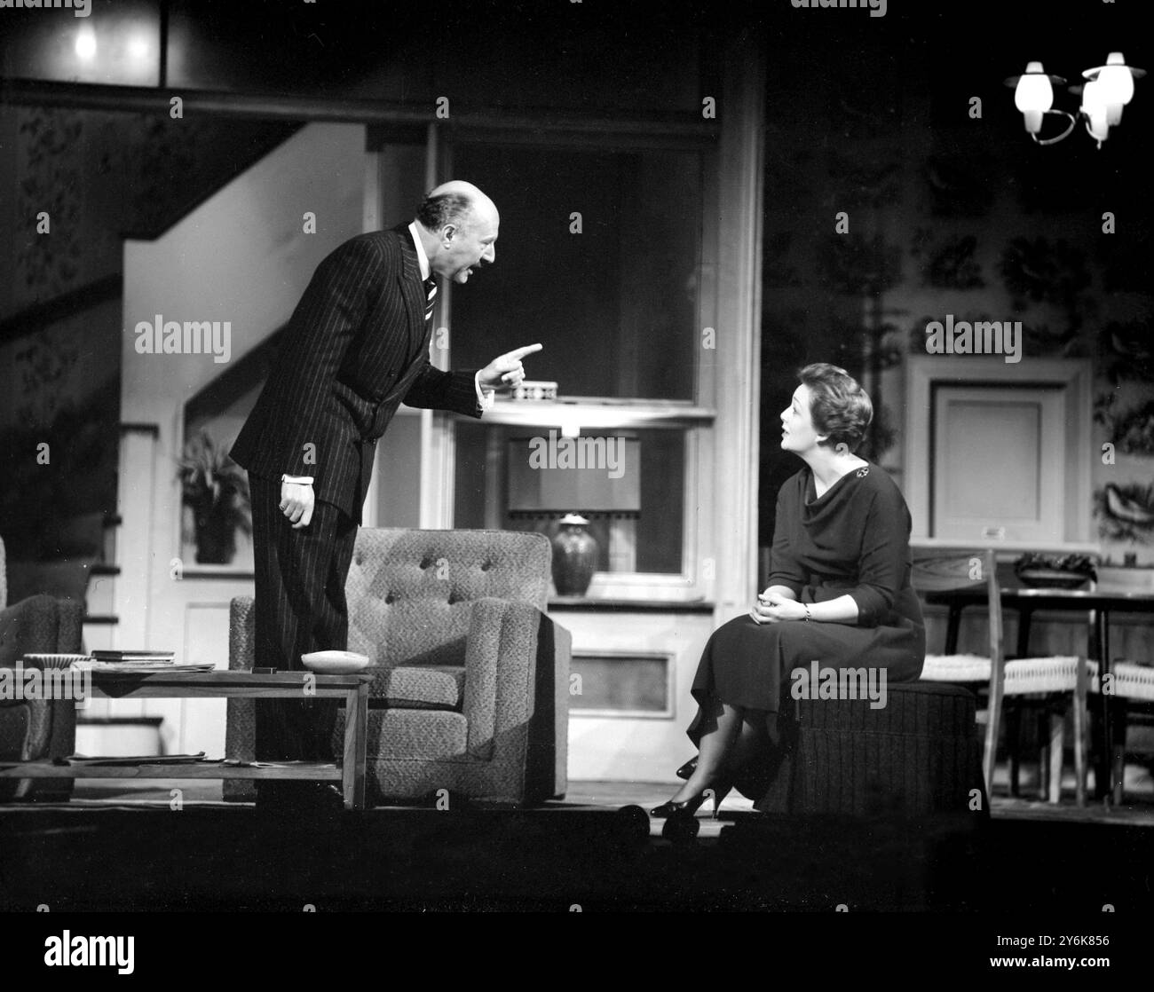 Scene from the new play A Shred Of Evidence which opens at the Duchess ...