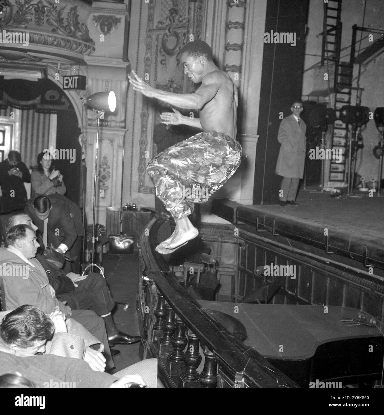 Carried away by the excitement of one of the African ritual dances this ...