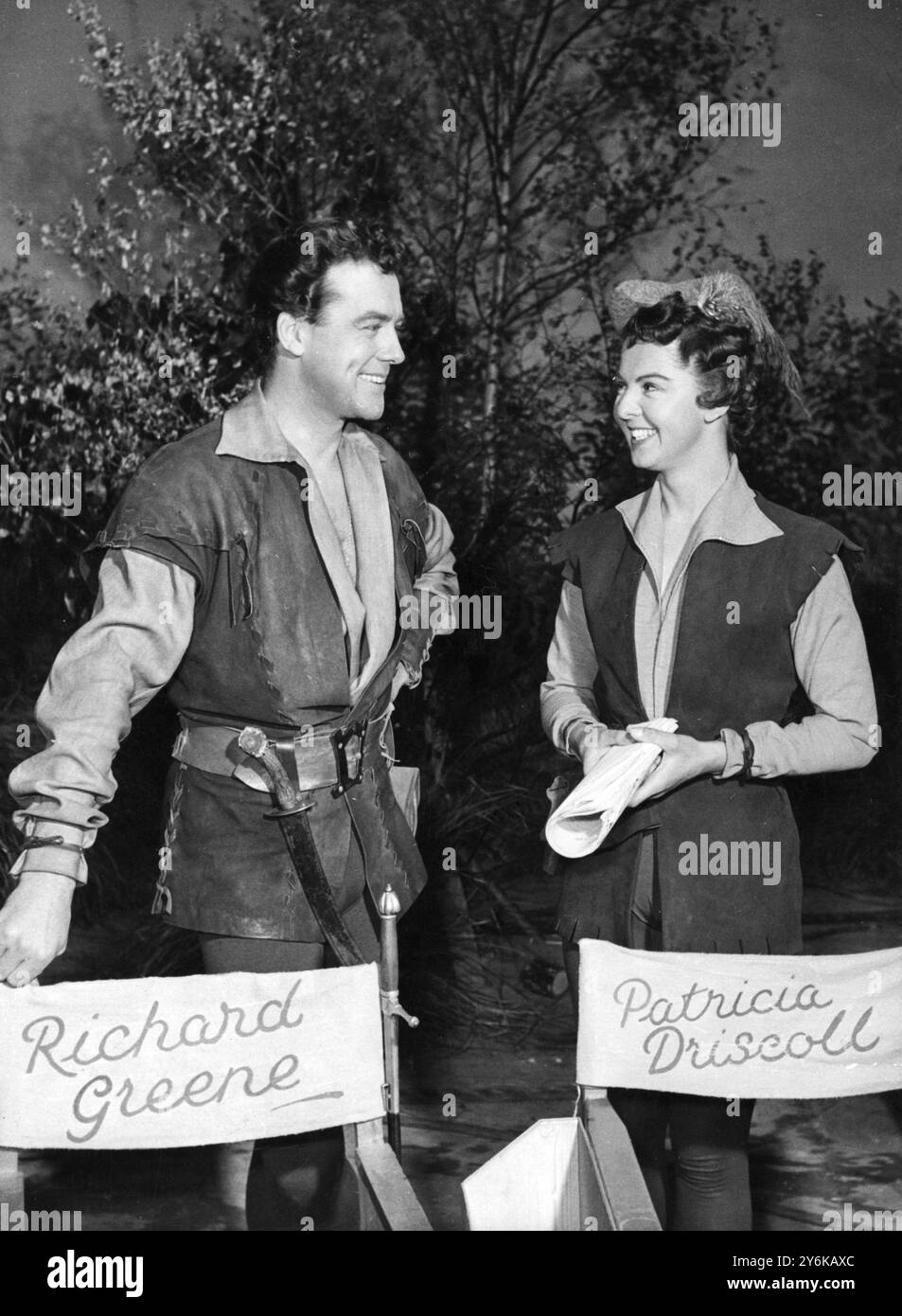 Television's Robin Hood , Richard Greene and his new Maid Marian ...