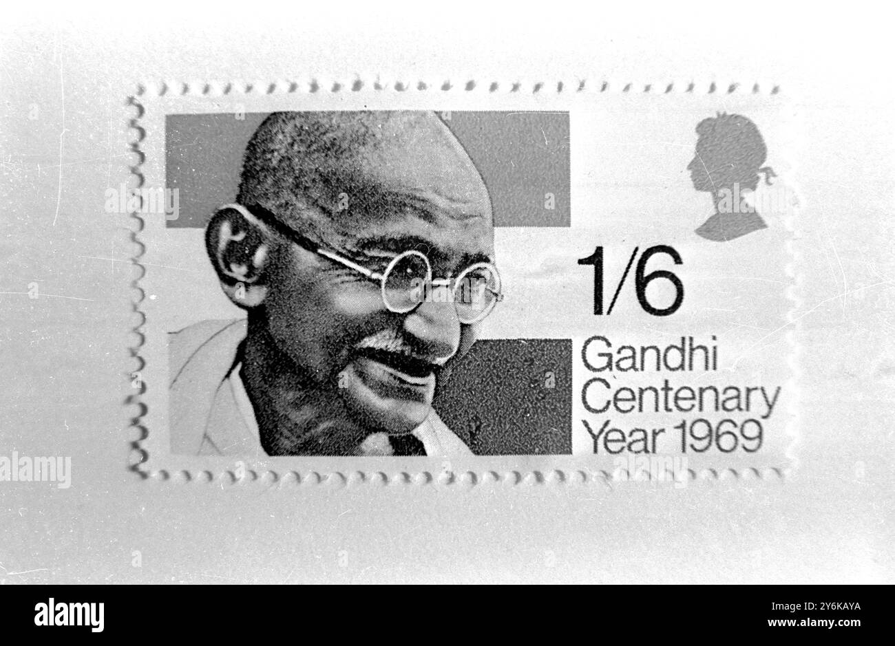 The first United Kingdom stamp to commemorate an overseas leader ...