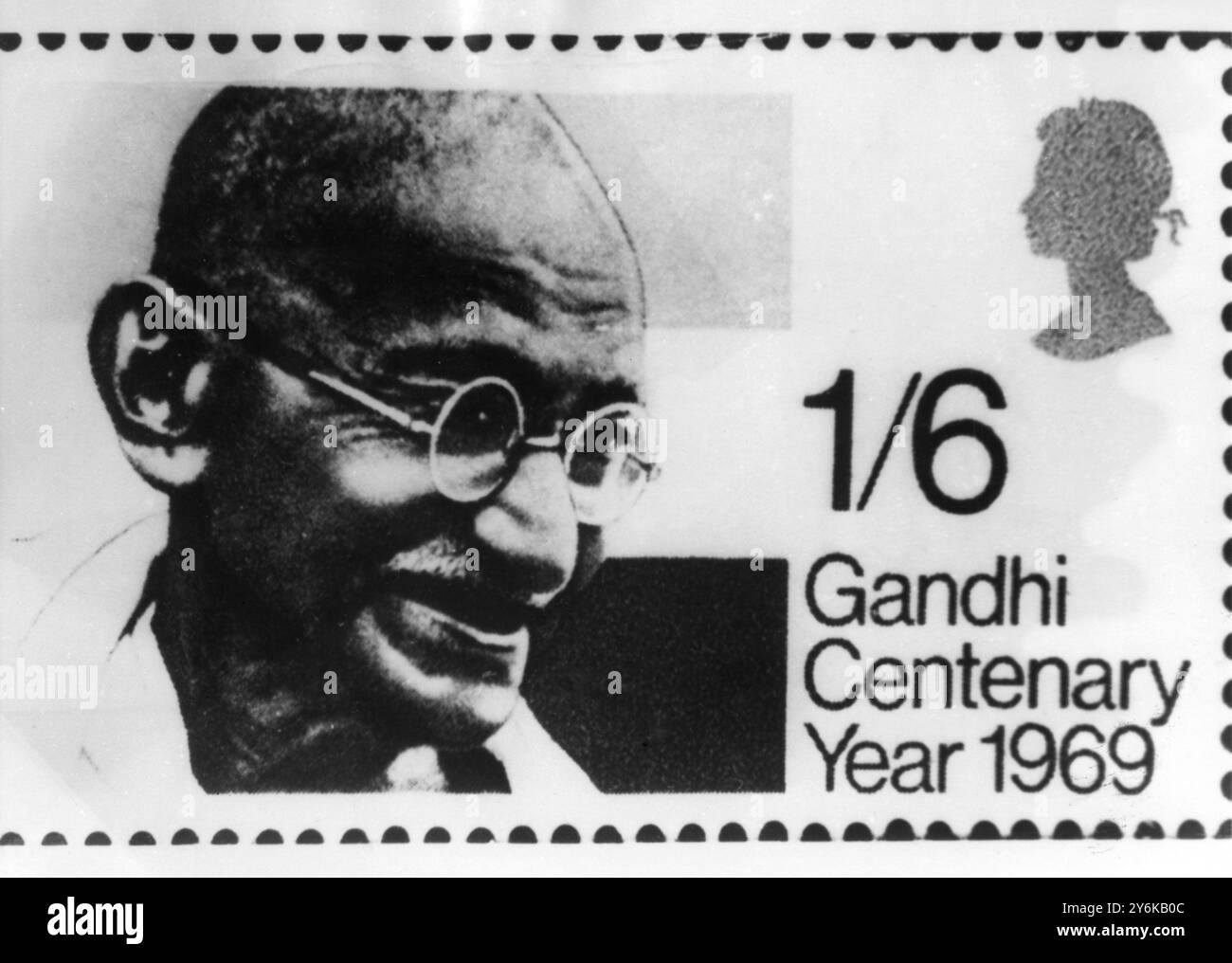 The first United Kingdom stamp to commemorate an overseas leader ...