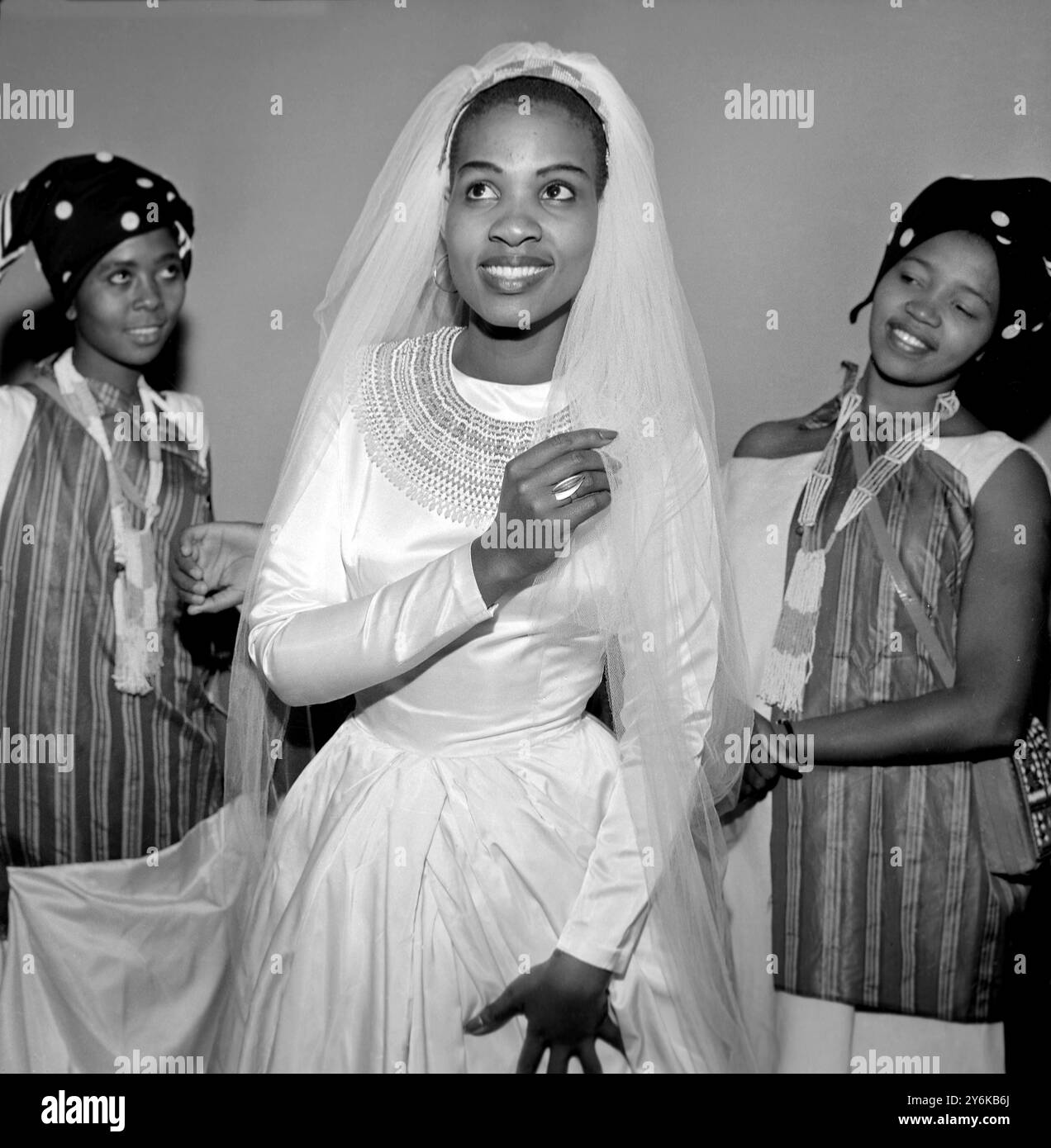 Dusky bride is Patience Gcwabe rehearsing her part as Miriam in the all ...